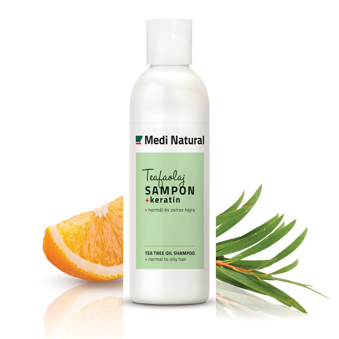 Teafaolaj Sampon +KERATIN - normál és zsíros hajra